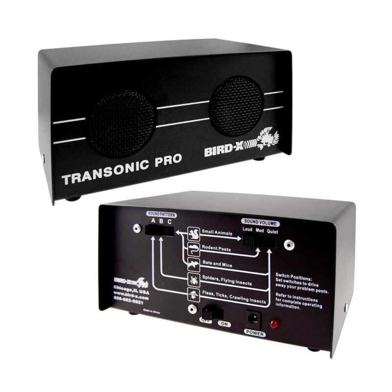 CTP01 TRANSONIC PRO/AUYENTADOR SONICO DE PLAGAS BIRD-X - Leiman invest